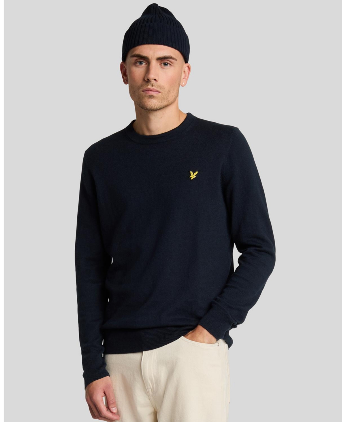 Click here for Lyle & Scott Mens Cotton Merino Crew Neck Sweater... prices