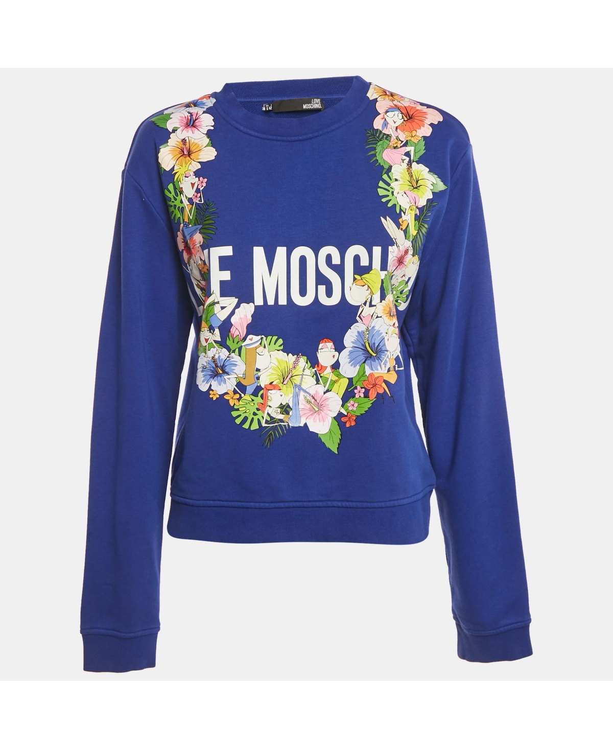 Click here for Pre-Owned Love Moschino Womens Blue Printed Cotton... prices