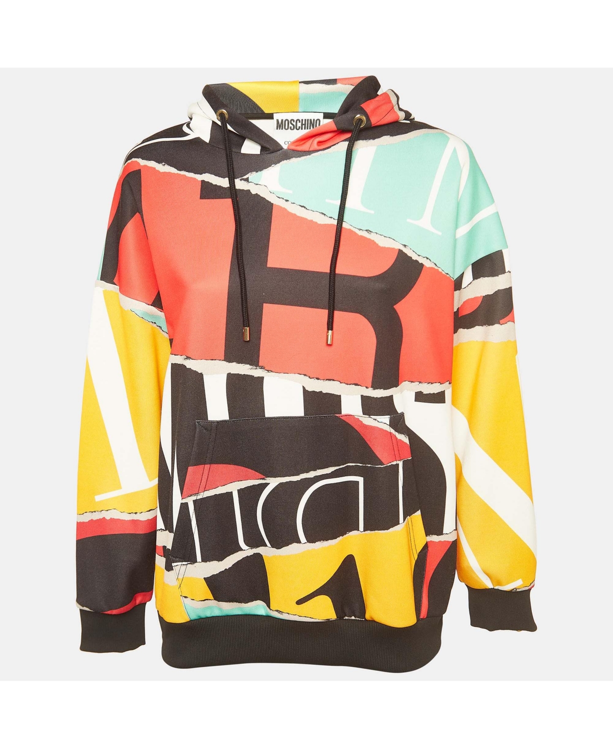 Click here for Pre-Owned Moschino Womens Multicolor Printed Jerse... prices