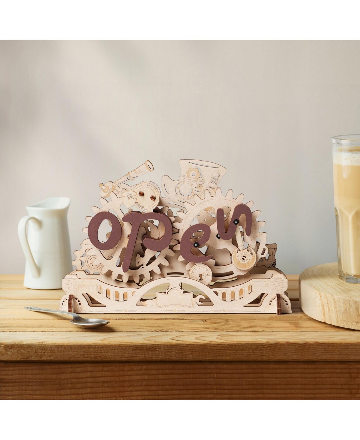 Click here for Robotime 3D Puzzles Open Closed Sign Model Kits Bu... prices