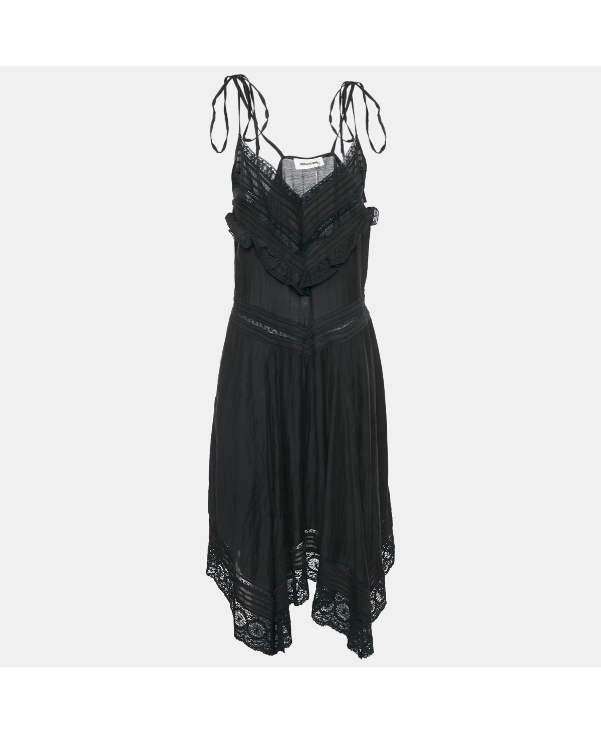 Click here for Pre-Owned Zadig & Voltaire Womens Black Lace Trim... prices