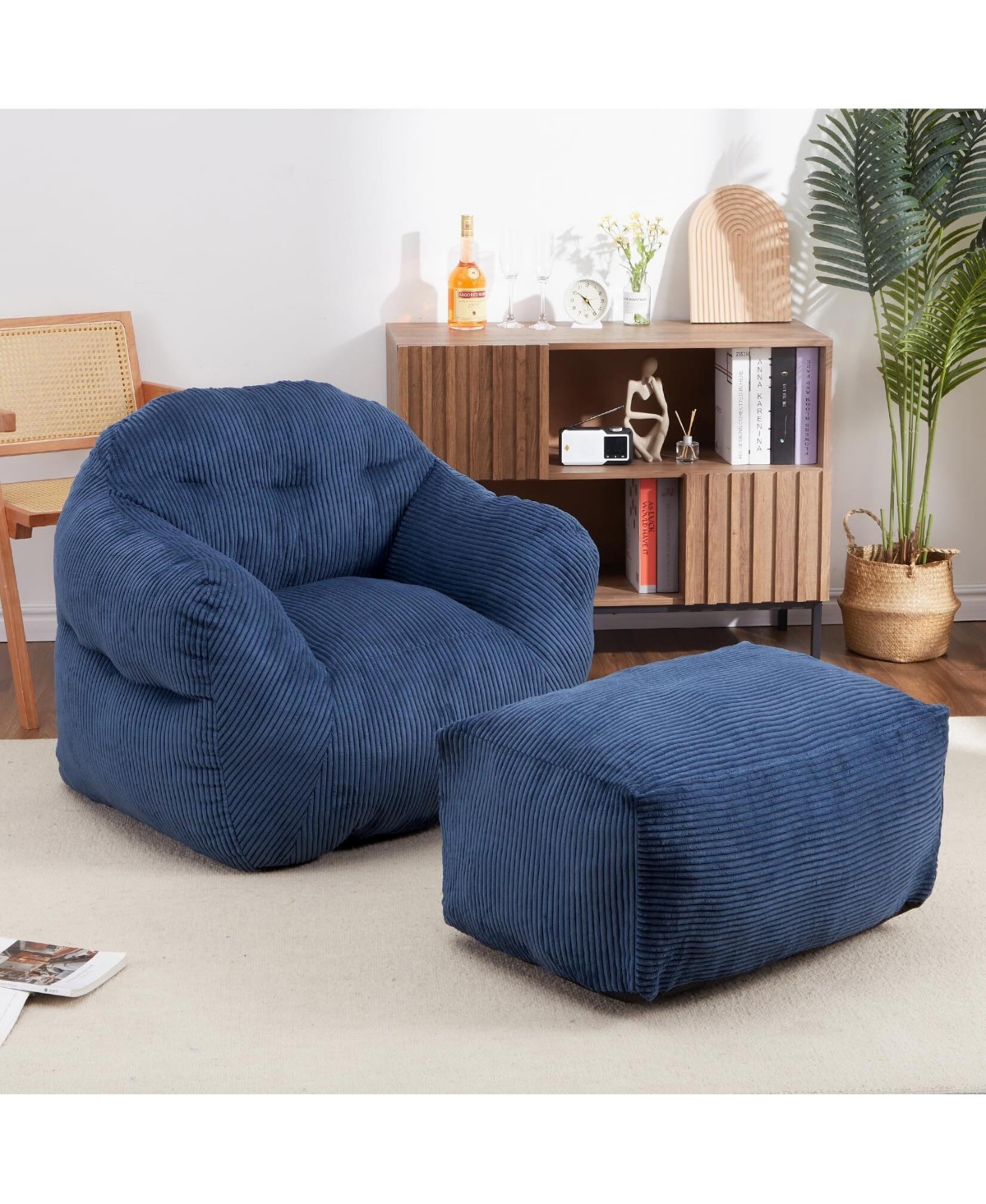 Click here for Gaomon 39" Bean Bag Chair with Ottoman and Ar... prices