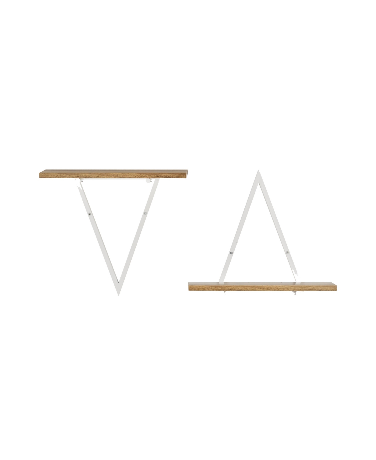 Click here for Danya B Triangle Accent Wall Shelf - Reversible Co... prices