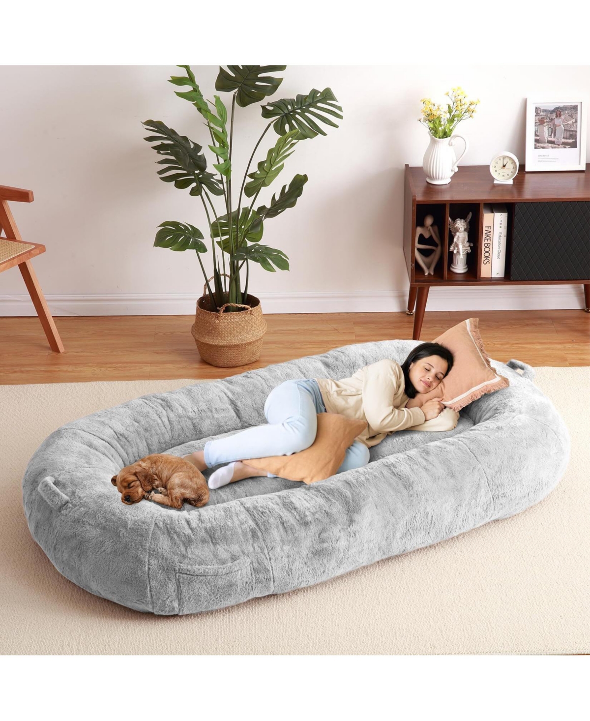 Click here for Gaomon Human-Size Dog Bed for Adults  71"x43.... prices