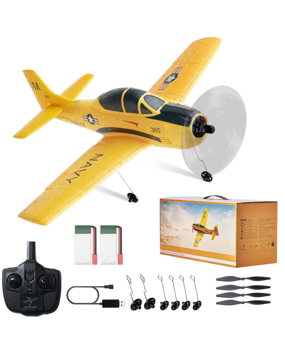 Click here for Mecale Rc Plane  2.4GHz 4-Channel Trainer Airplane... prices