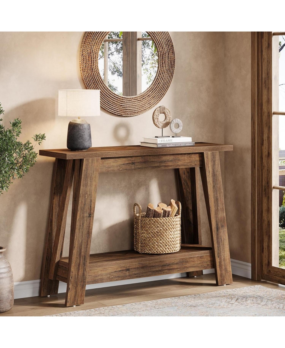 Click here for Tribesigns 41.3" Farmhouse Console Table  2-T... prices