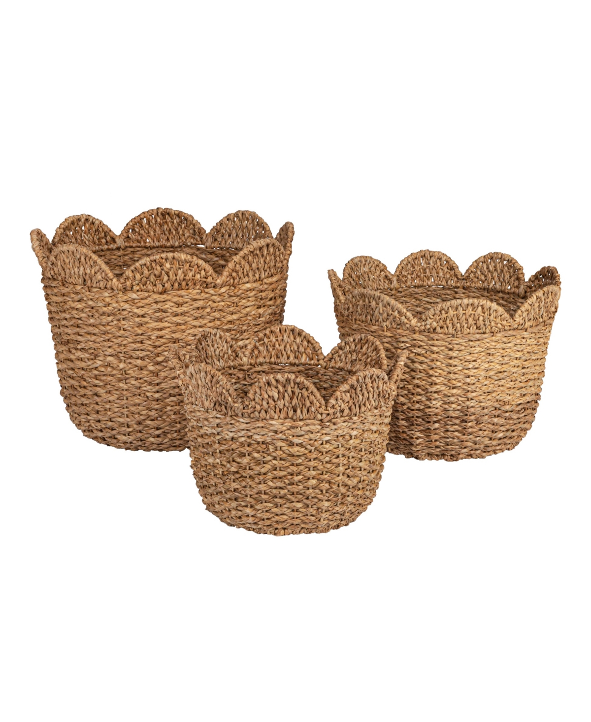 Click here for Storied Home Braided Bankuan and Rattan Baskets wi... prices