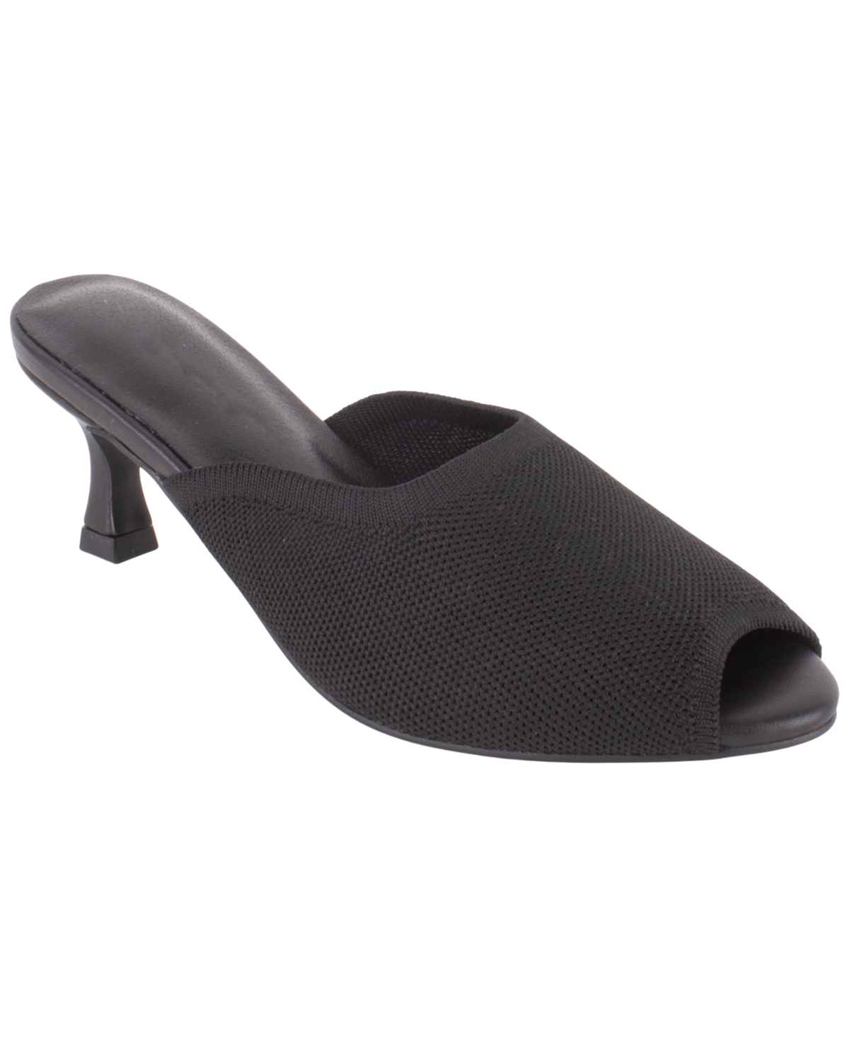 Click here for Tahari Womens Maui Kitten Heel Mules - Black prices