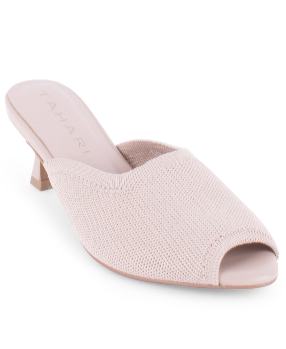 Click here for Tahari Womens Maui Kitten Heel Mules - Natural prices