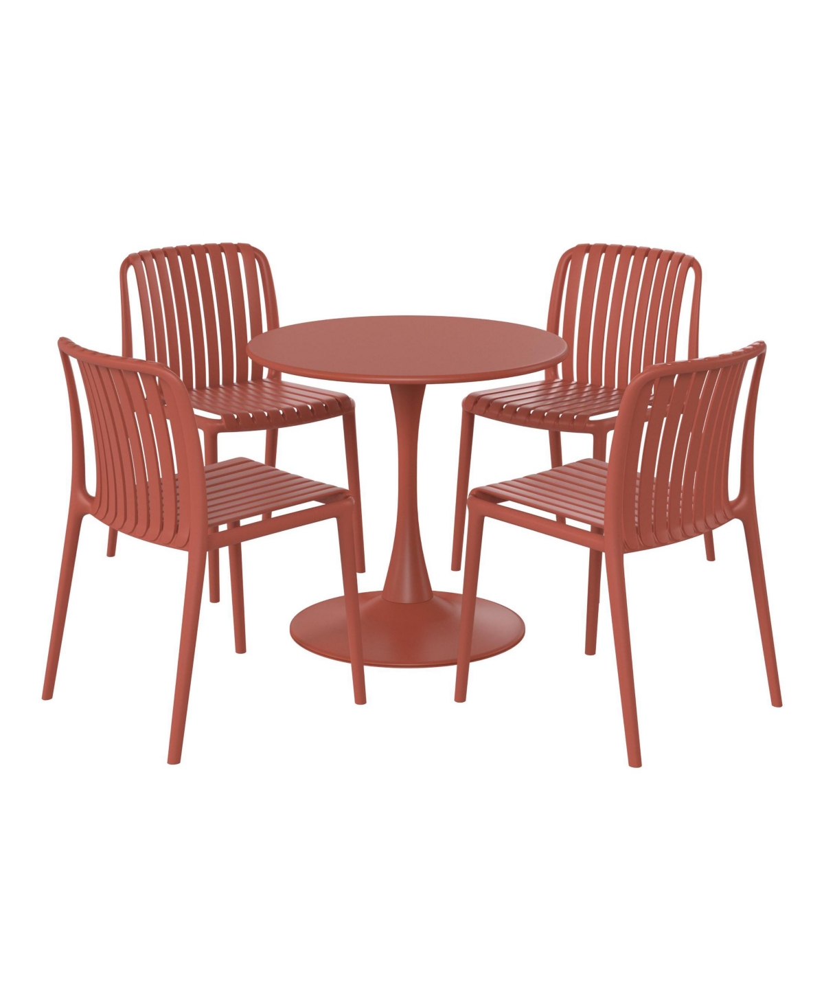 Click here for WestinTrends 5-Piece Outdoor Metal Dining Table Se... prices