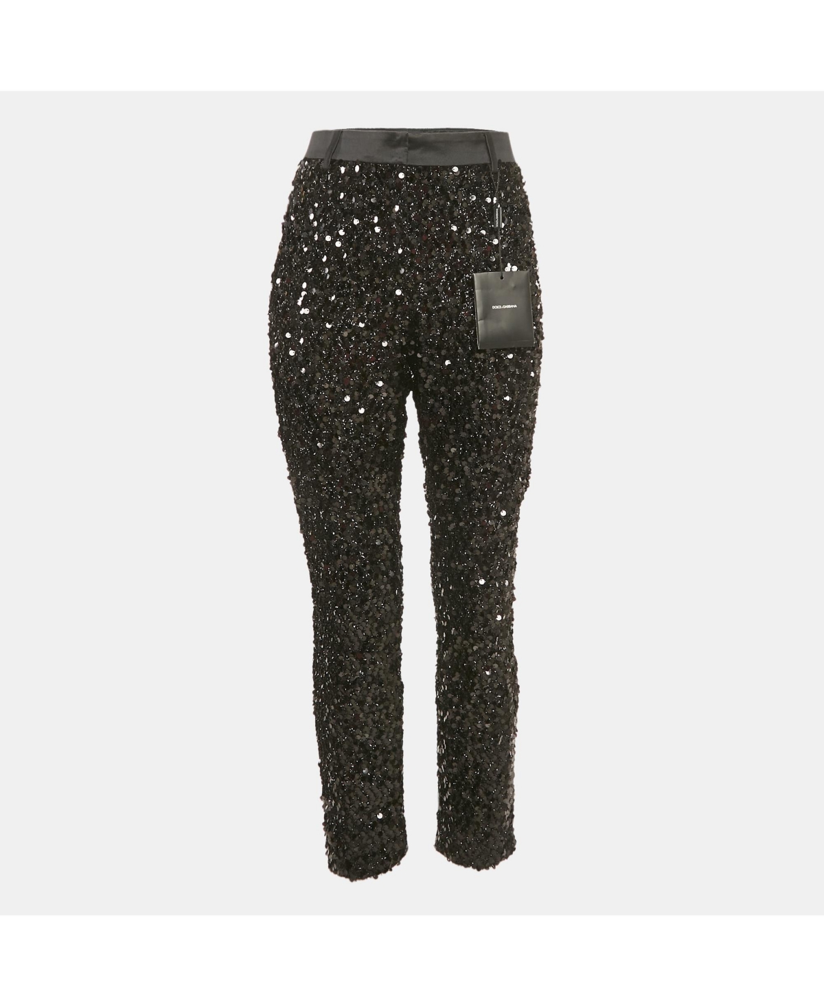 Click here for Pre-Owned Dolce & Gabbana Womens Sequin Trousers prices