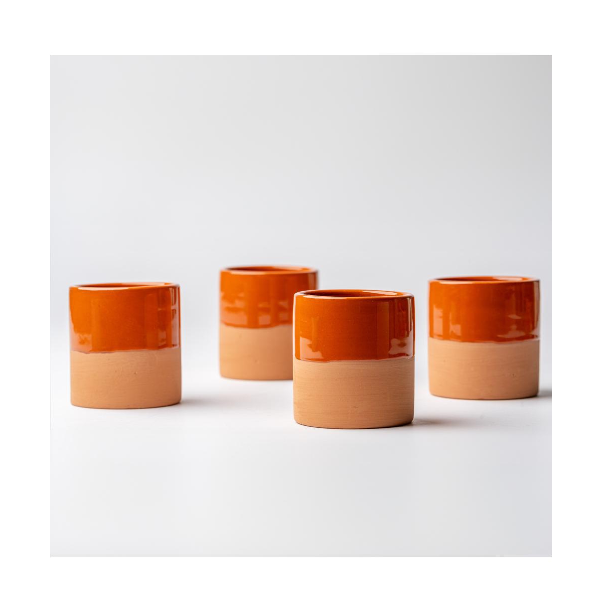 Click here for Verve Culture Terracotta Cups - Rust - Orange prices