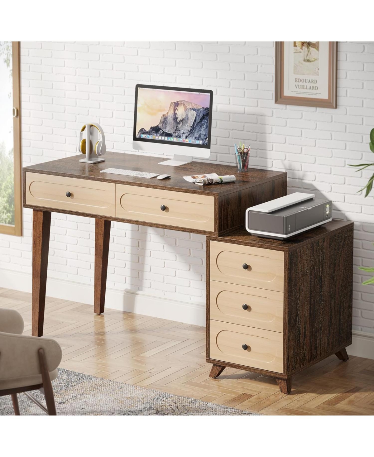 Click here for Tribesigns Computer Desk with Drawers  51-Inch Off... prices