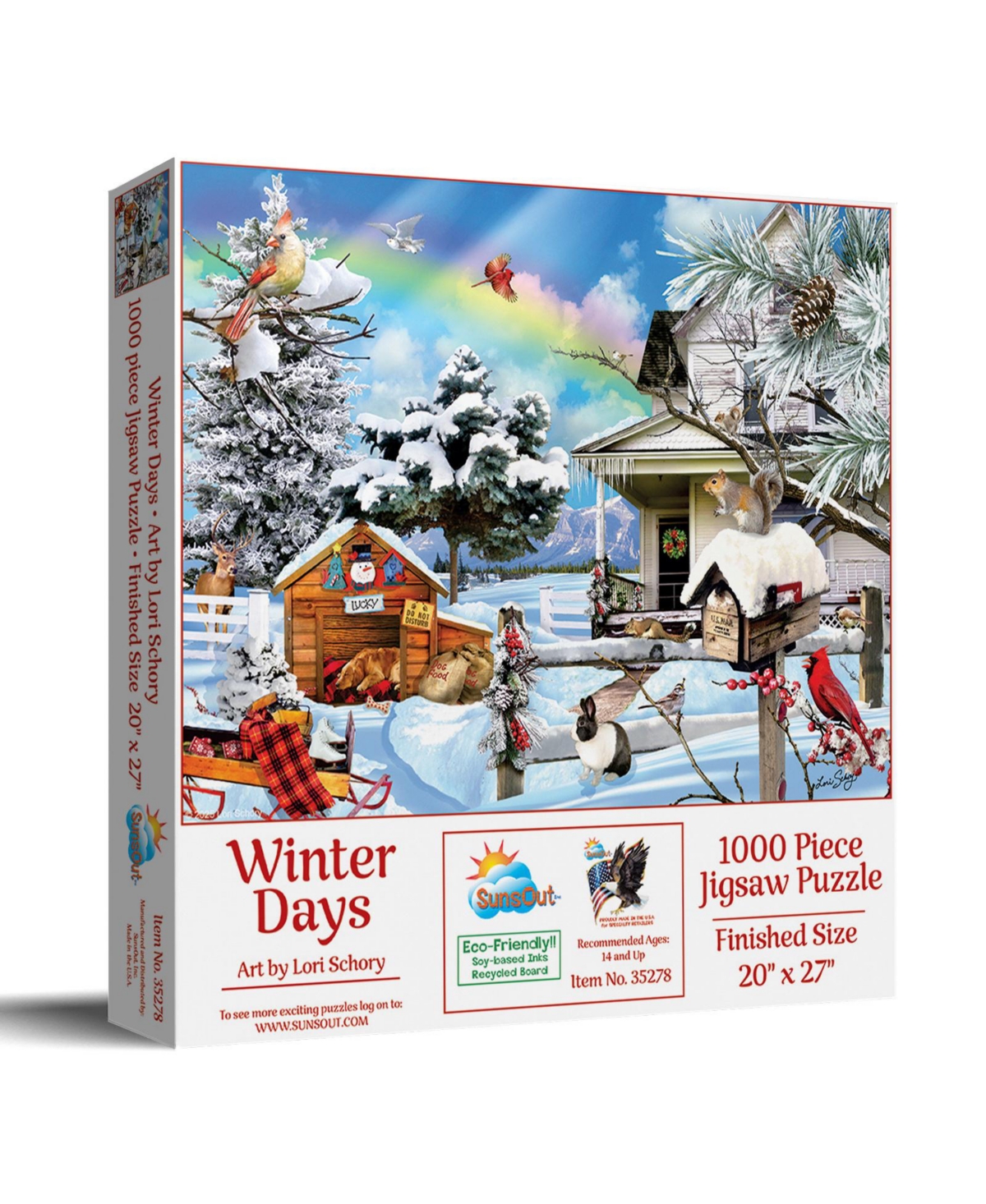 Click here for SunsOut Winter Days 1000 piece Jigsaw Puzzle for A... prices