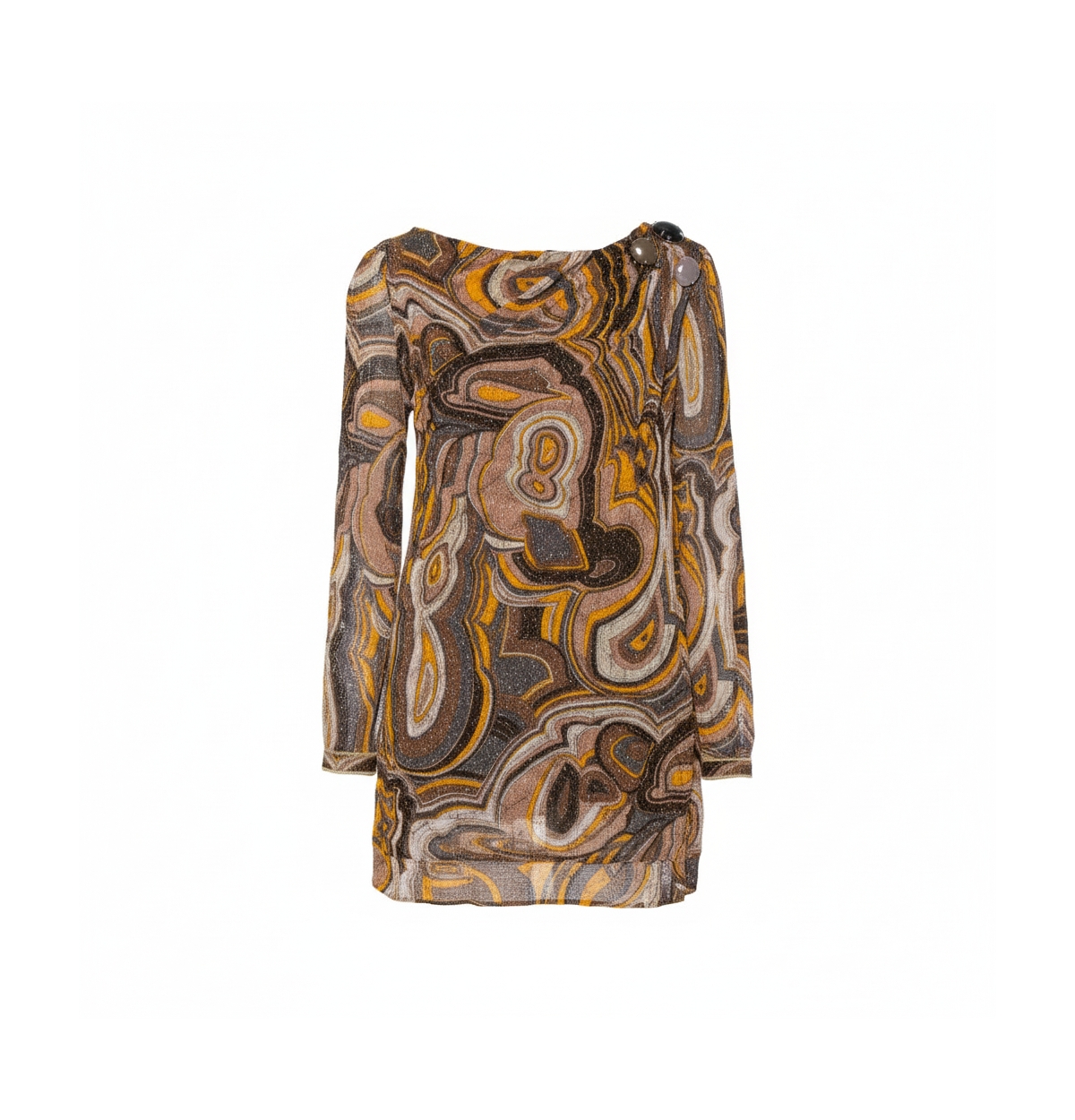 Click here for Pre-Owned Missoni Womens Multicolor Lurex Knit Bea... prices