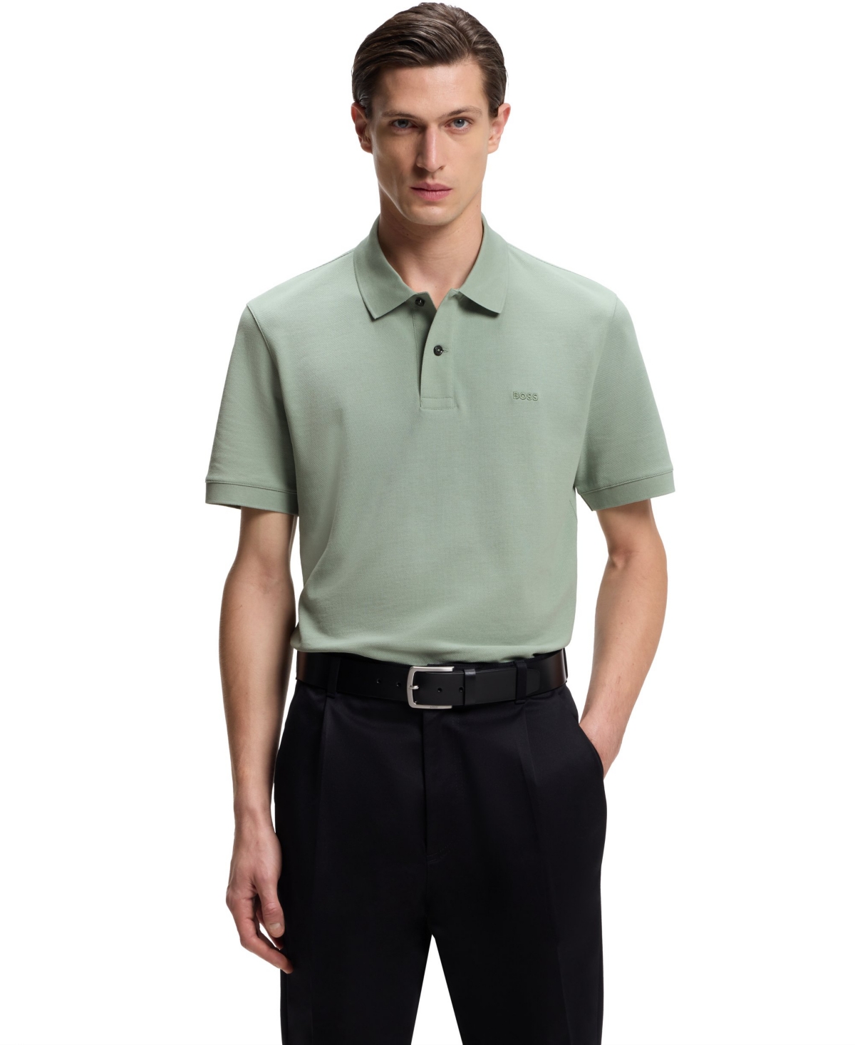 Click here for Boss by Hugo Boss Mens Cotton Pique Embroidered Lo... prices