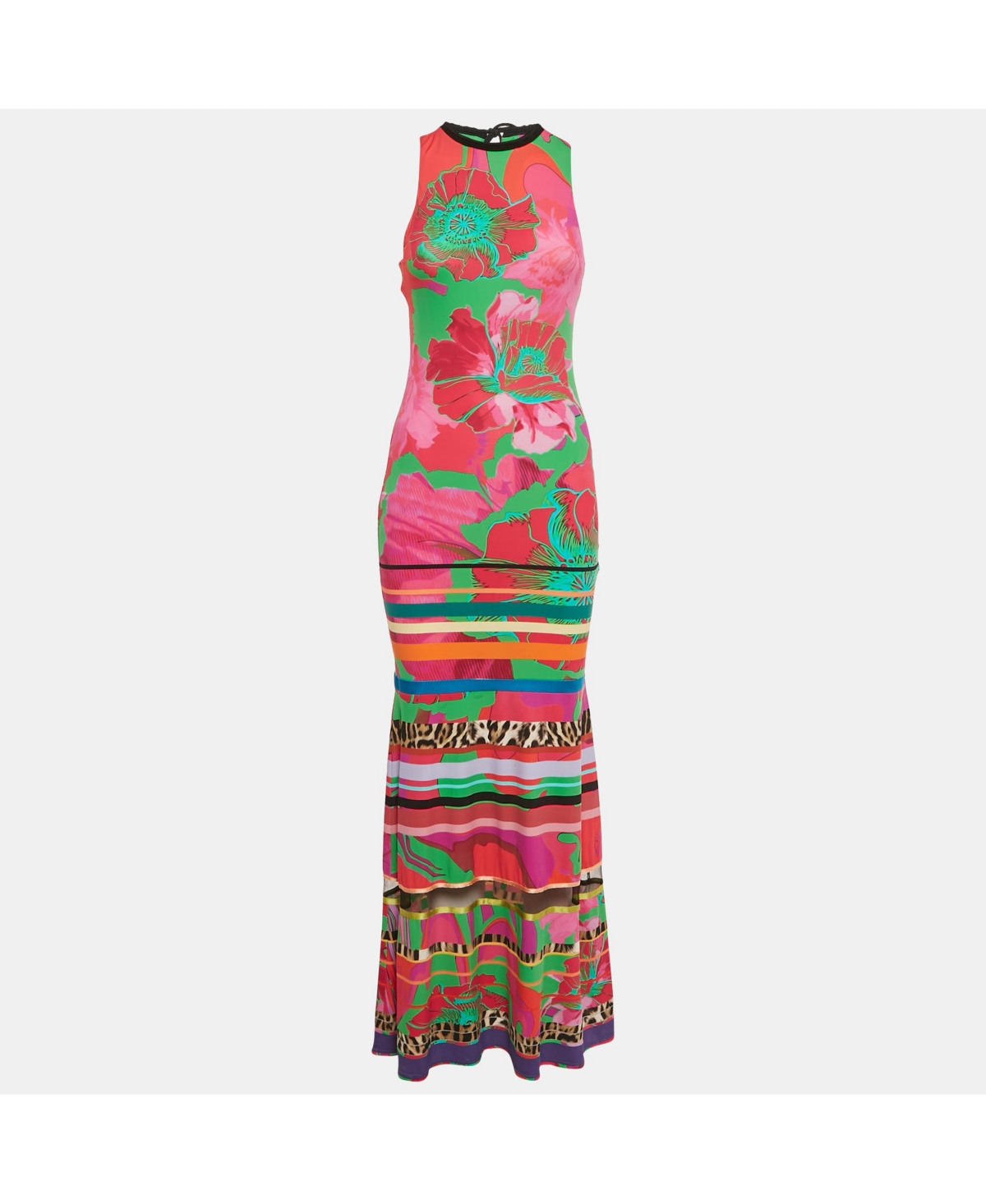 Click here for Pre-Owned Roberto Cavalli Womens Multicolor Printe... prices