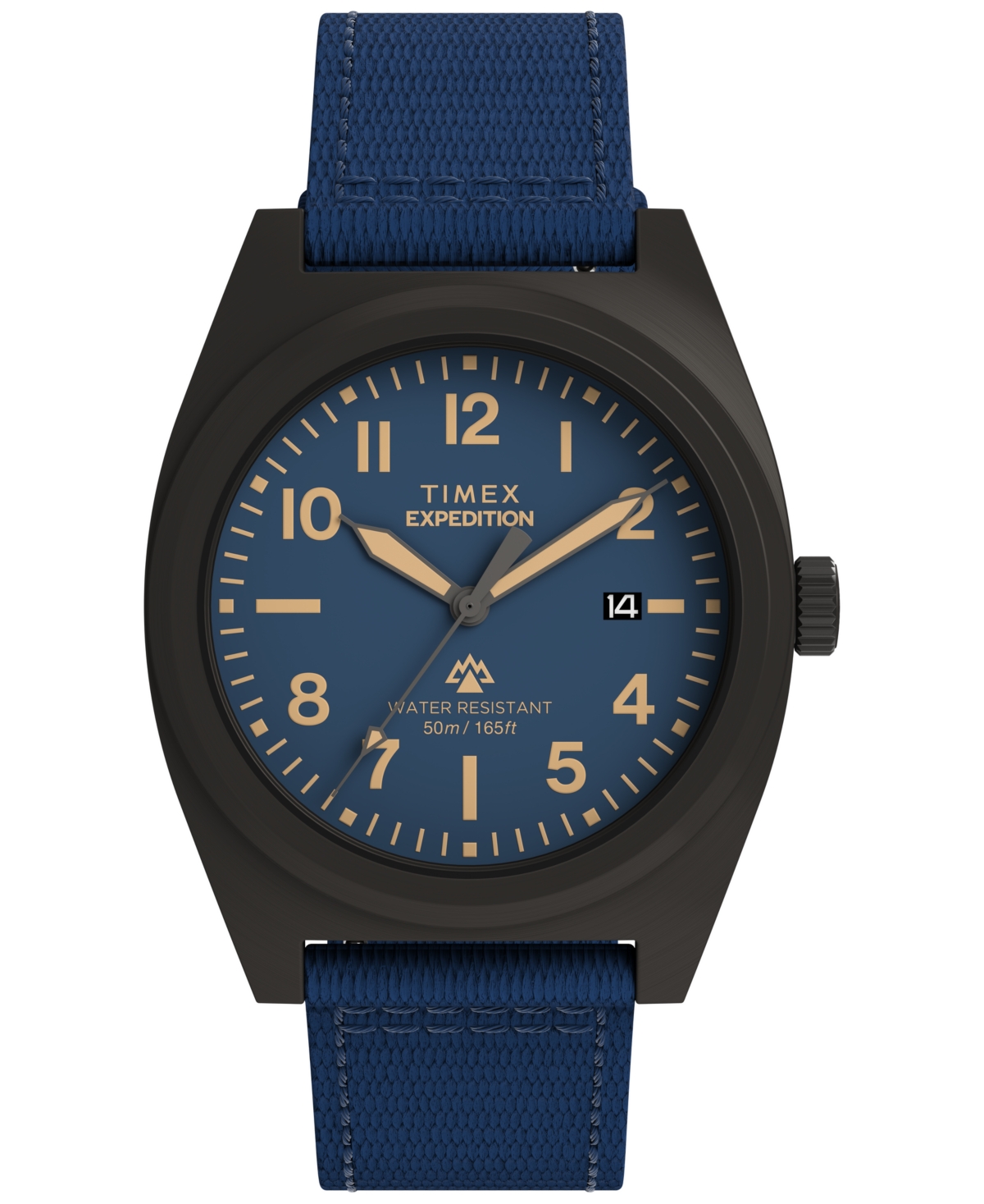 Click here for Timex Mens Quartz Analog Blue eco-conscious Fabric... prices