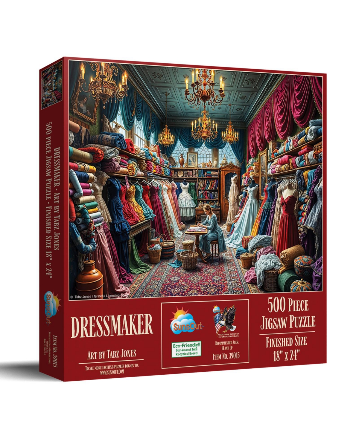 Click here for SunsOut Dressmaker 500 piece Jigsaw Puzzle for Adu... prices