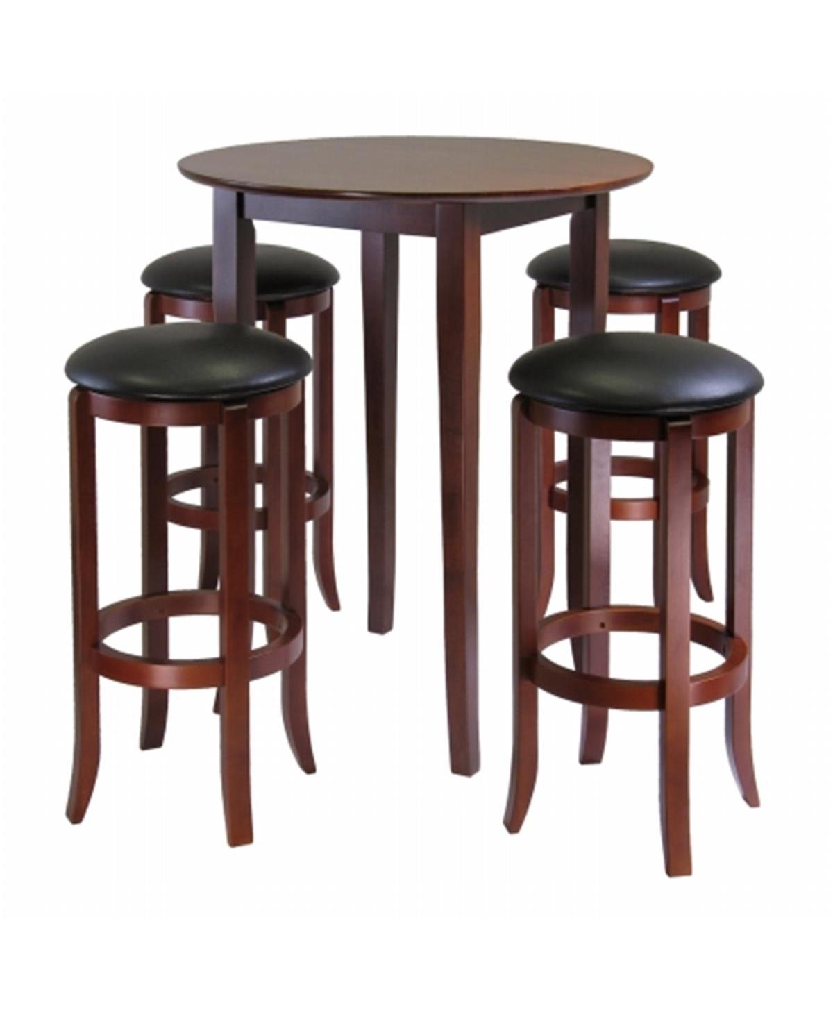 Click here for Winsome Fiona Round 5 Pieces High Pub Table Set -... prices