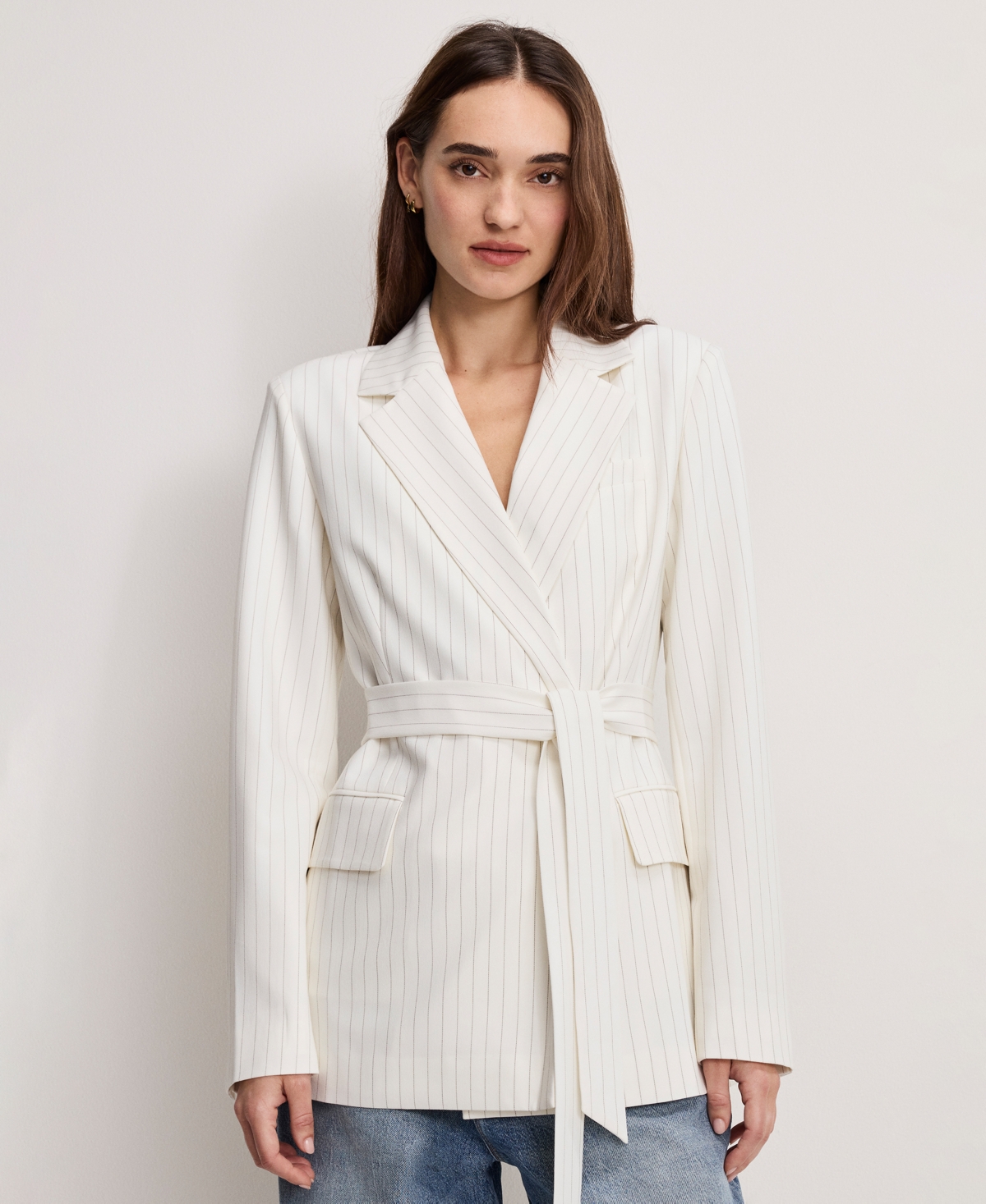 Click here for Good American Womens Essential Suiting Belted Jack... prices