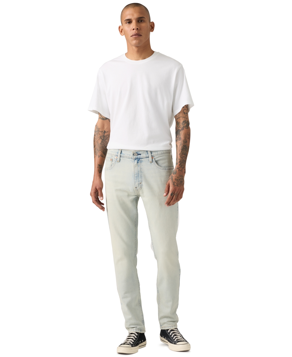 Click here for Levis Mens 512 Slim Taper Fit Jeans - Off-white prices