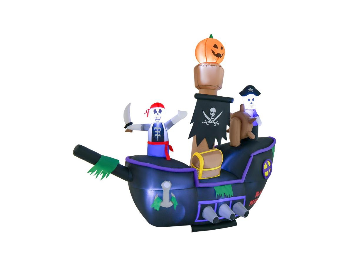 Click here for Mondawe 7 ft Long Halloween Inflatable Pirate Ship... prices