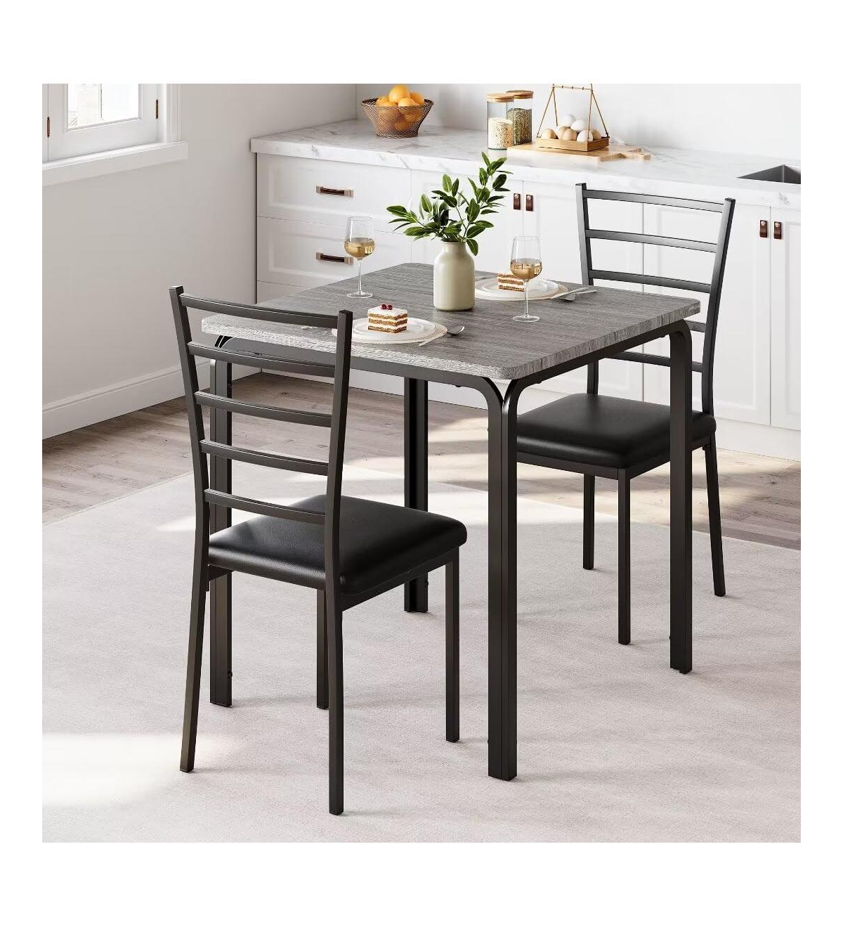 Click here for gaomon 3 - Piece Dining Set - black prices