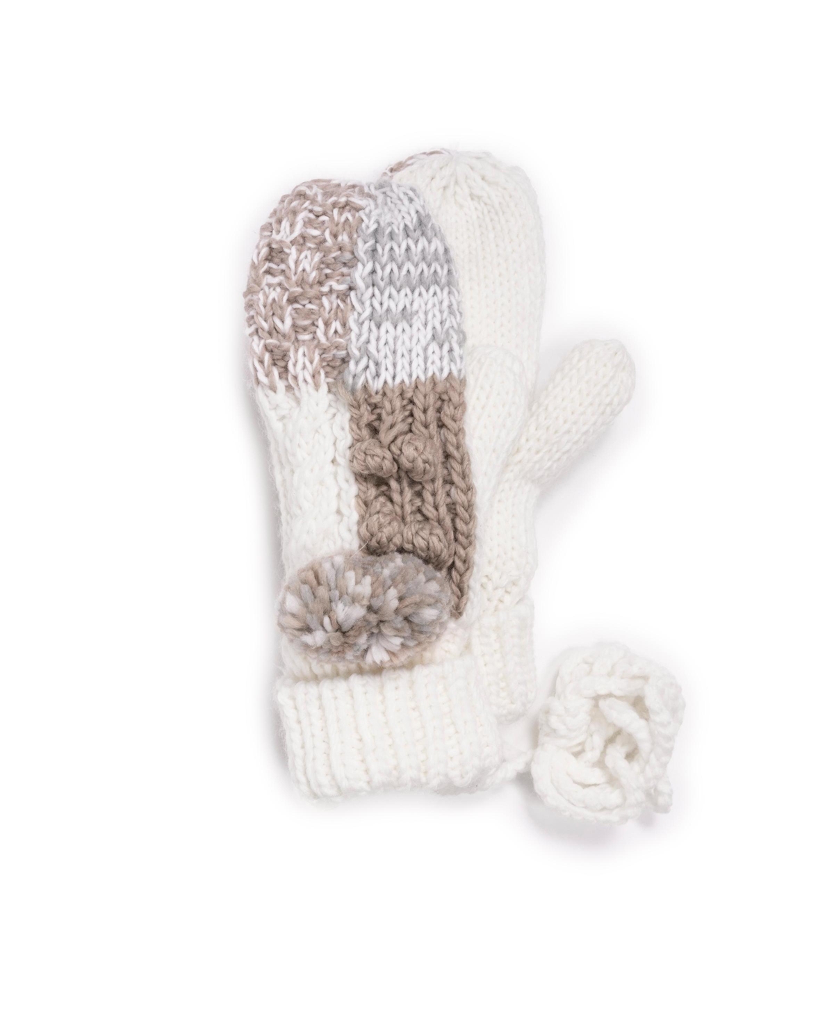 Click here for Muk Luks Womens Patchwork Mitten Accessories - Neu... prices