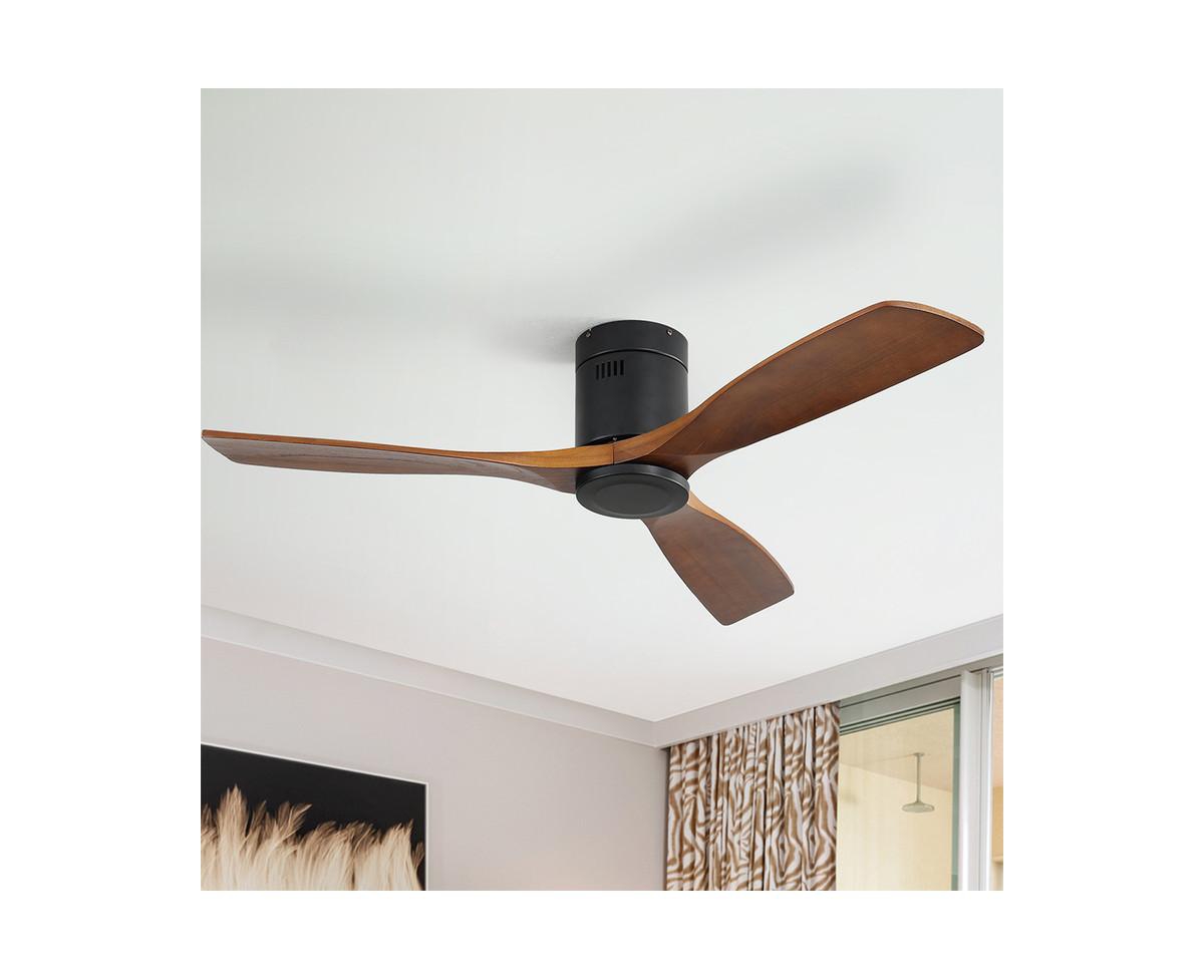 Click here for Sofucor 52-inch Modern Black 3-Blade Ceiling Fan w... prices