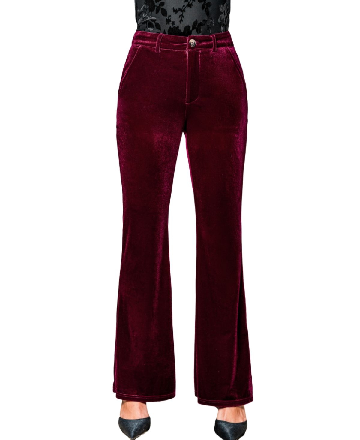 Click here for Cupshe Womens Surreal Red Pants - Red prices