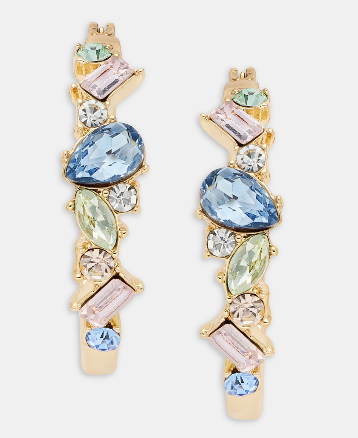 Click here for Givenchy Small Multi-Stone Hoop Earrings  1 - Mult... prices