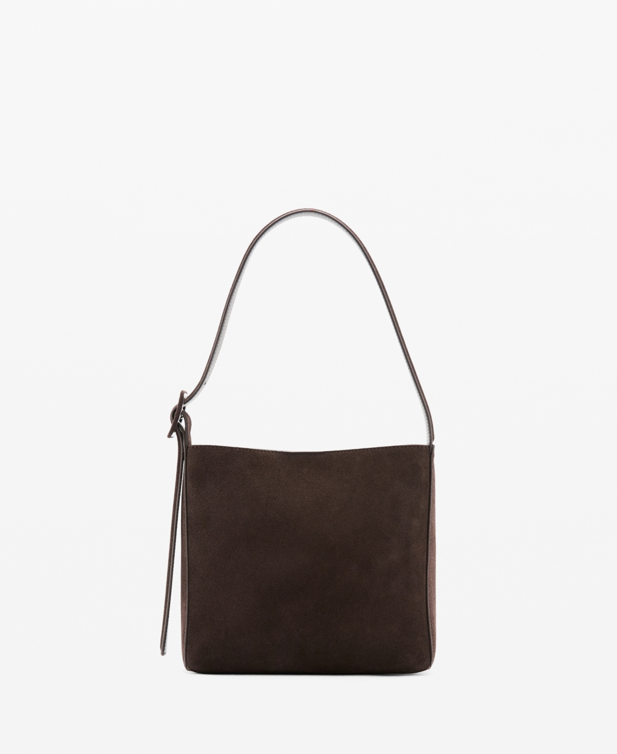 Click here for Mango Womens Suede Leather Shopper Bag - Chocolate prices