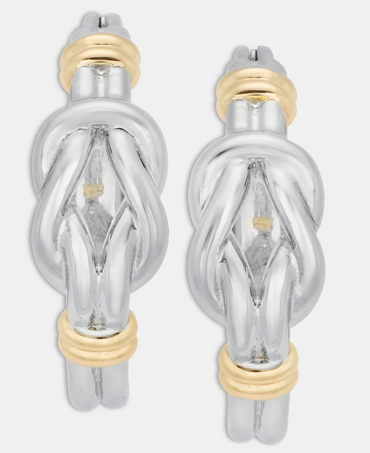 Click here for Lauren Ralph Lauren Knotted Style Small Hoop Earri... prices