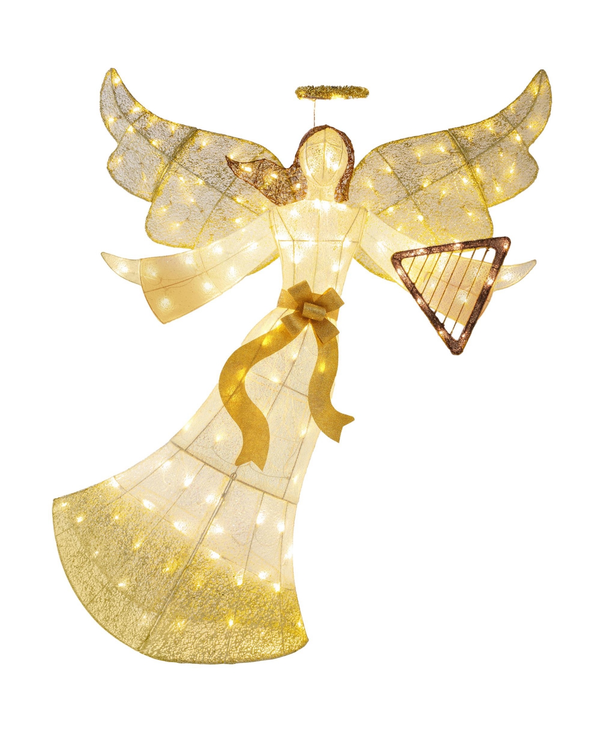 Click here for Best Choice Products 5ft Lighted Outdoor Angel Chr... prices
