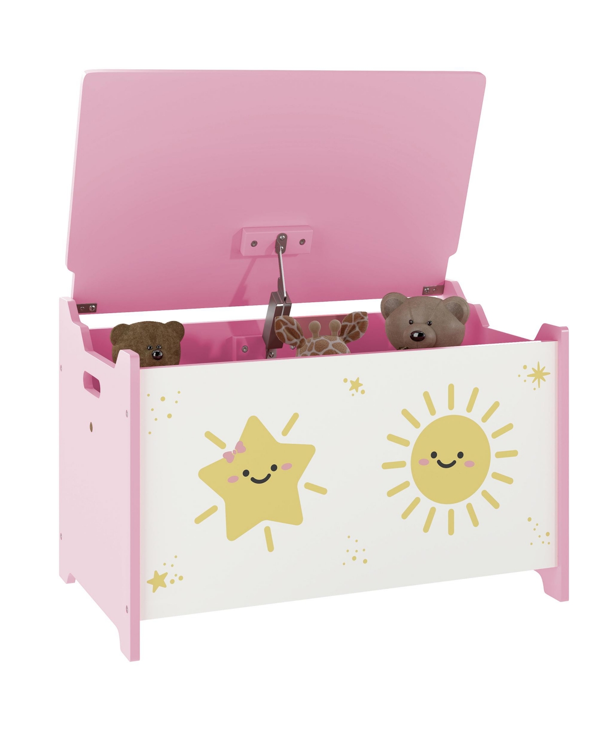 Click here for Qaba Toy Box for Kids  Toy Chest with Lid  Safety... prices