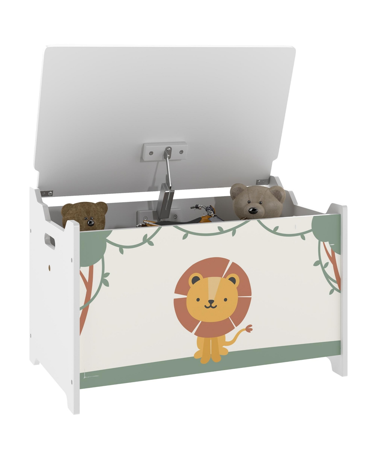 Click here for Qaba Toy Box for Kids  Toy Chest with Lid  Safety... prices