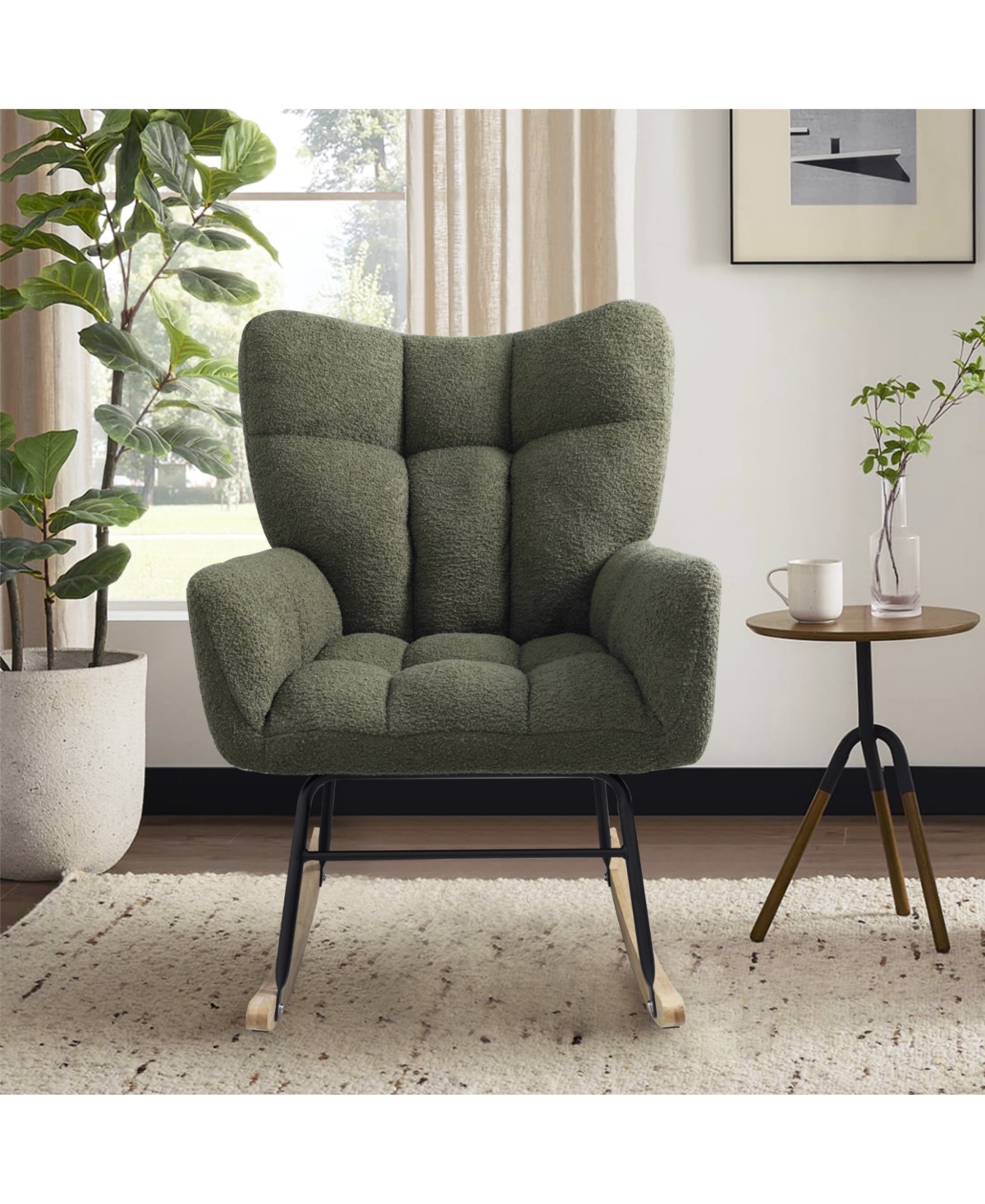 Click here for Streamdale Furniture Streamdale Teddy Fabric Rocki... prices