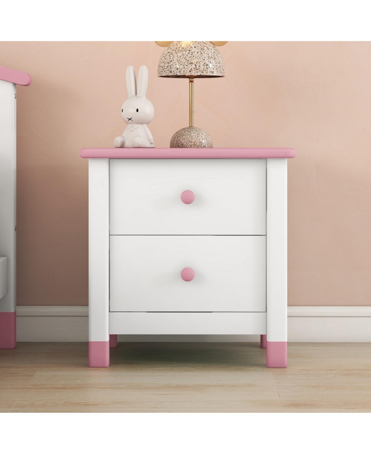 Click here for Streamdale Furniture Wooden Nightstand with Two Dr... prices