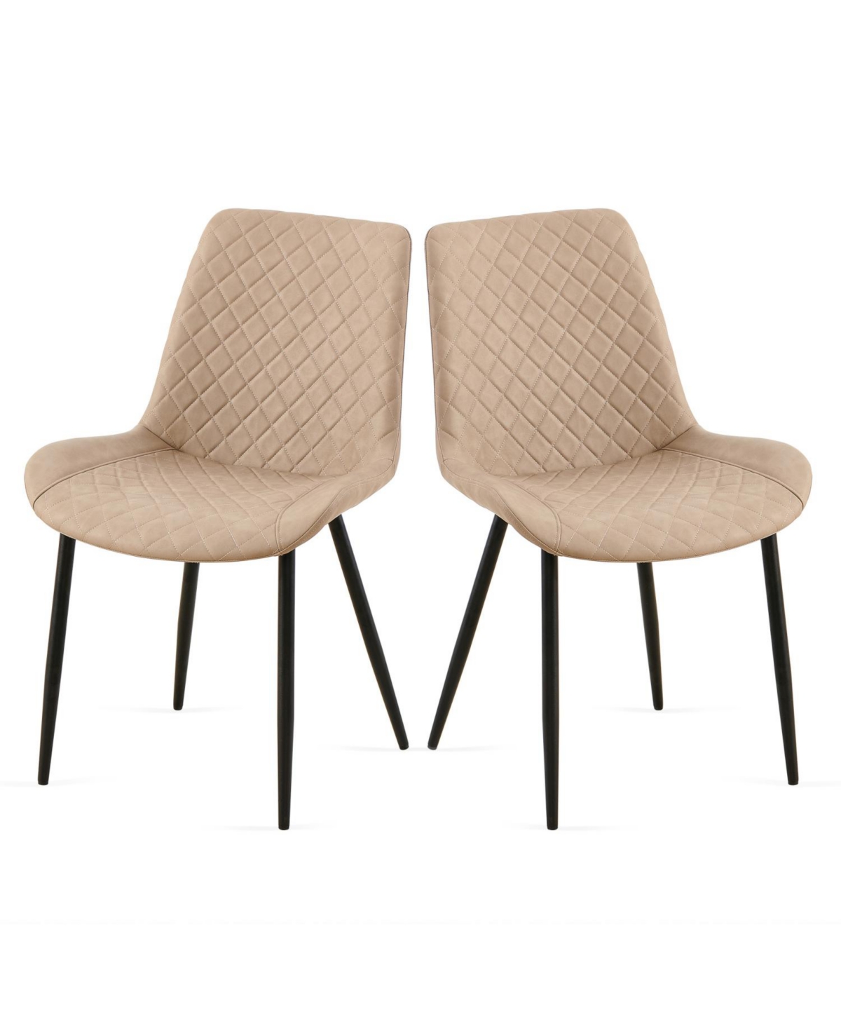 Click here for Streamdale Furniture Leathaire Dining Chairs Set o... prices