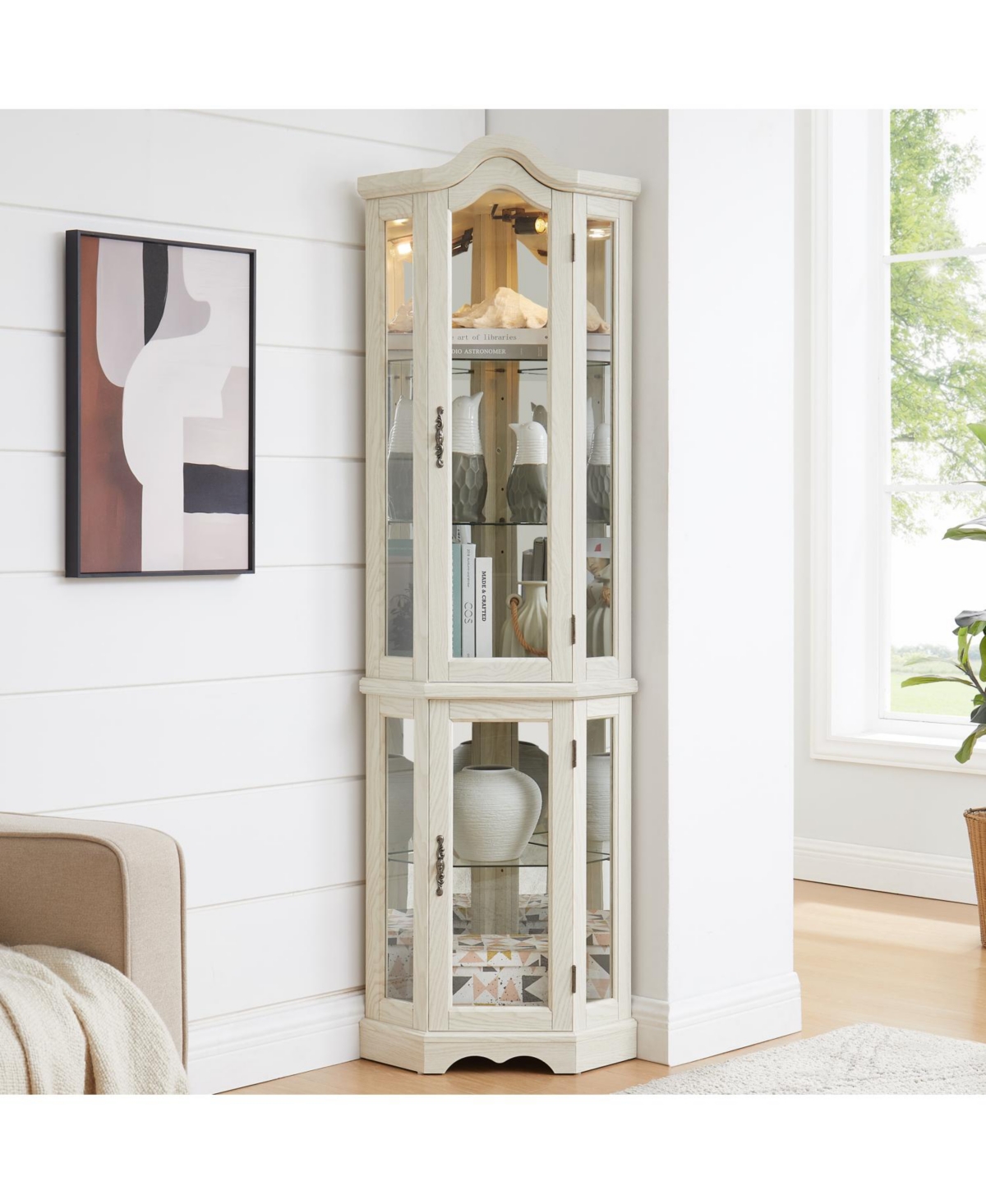 Click here for Streamdale Furniture Streamdale Lighted Corner Cur... prices