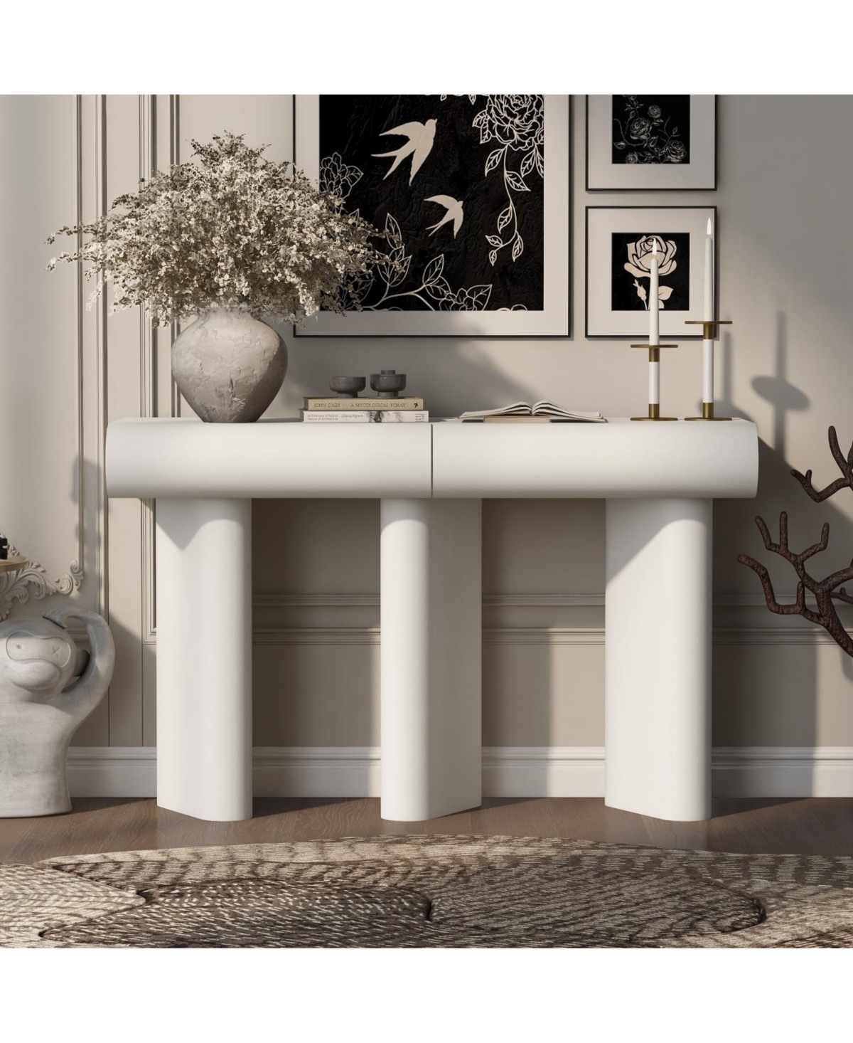 Click here for Streamdale Furniture Streamdale Modern White Entry... prices