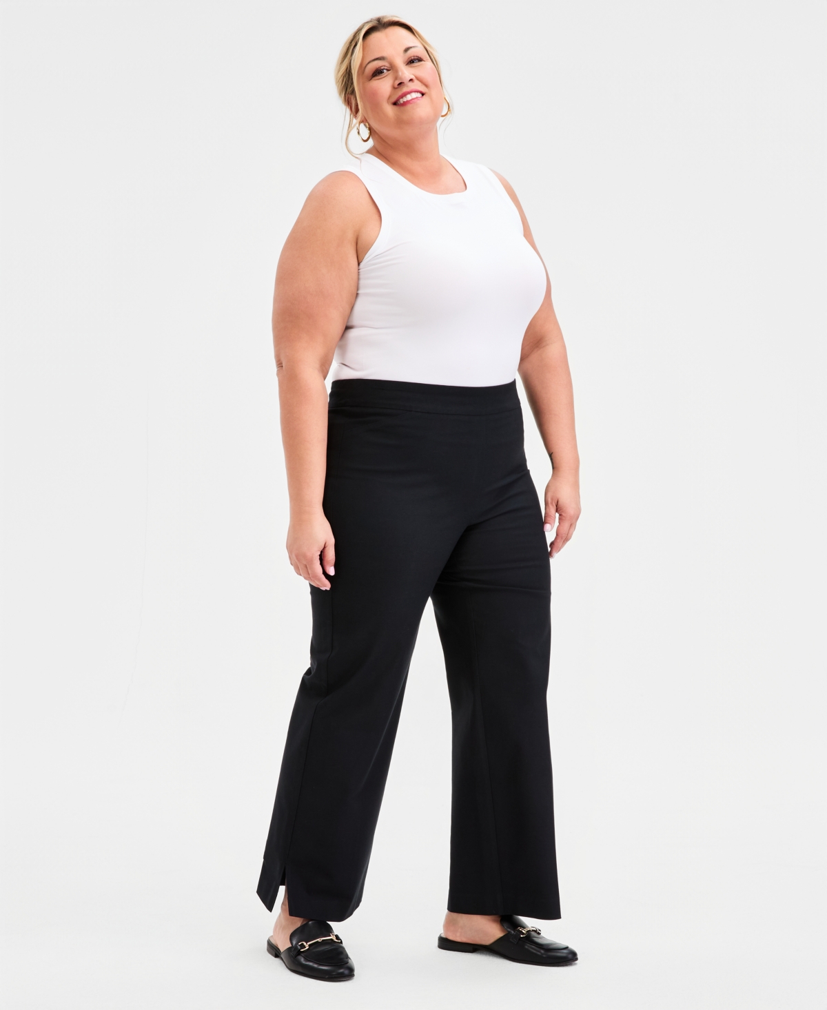 Click here for Jm Collection Plus Size Wide-Leg Pants  Macys Excl... prices