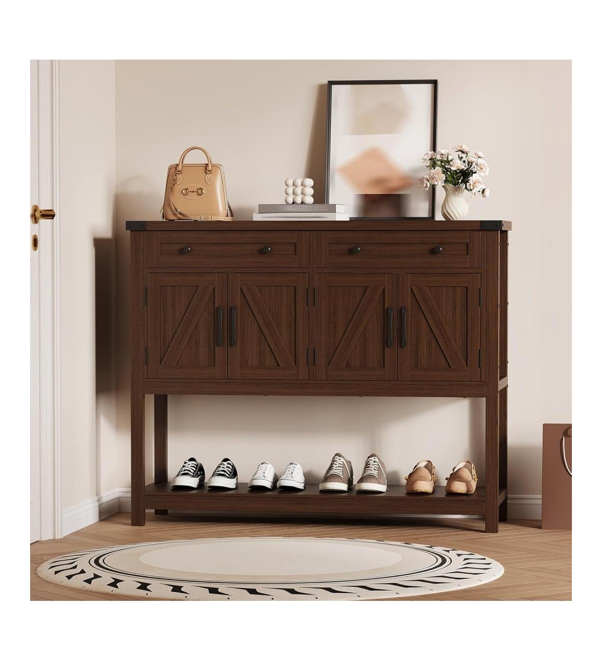 Click here for Console Table Buffet Sideboard Sofa Table with Sto... prices