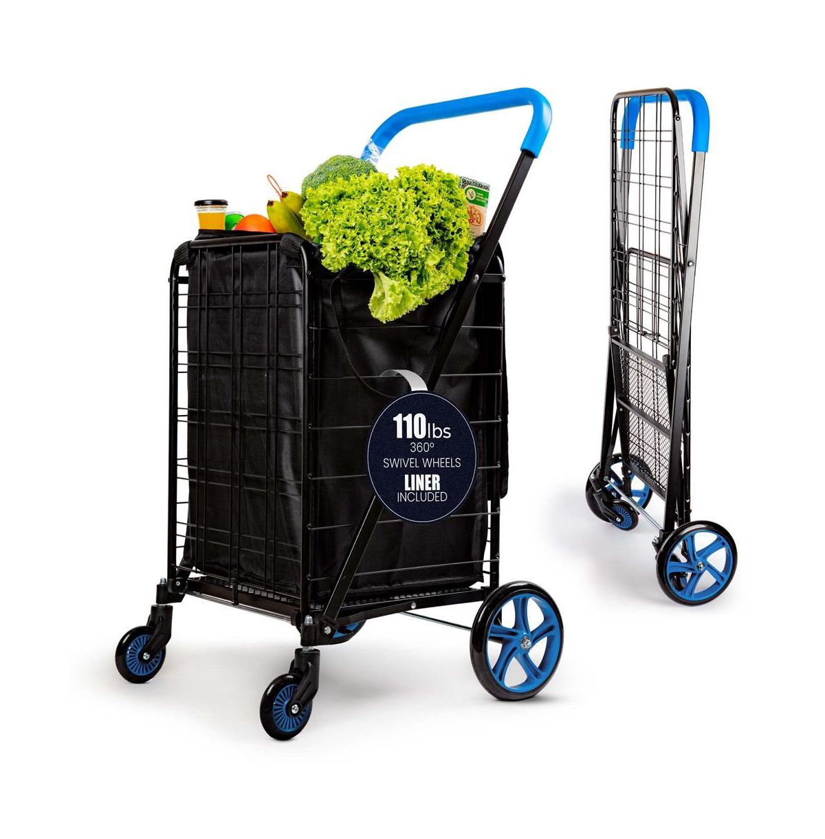 Click here for SereneLife Folding Utility Cart with Liner  Heavy-... prices
