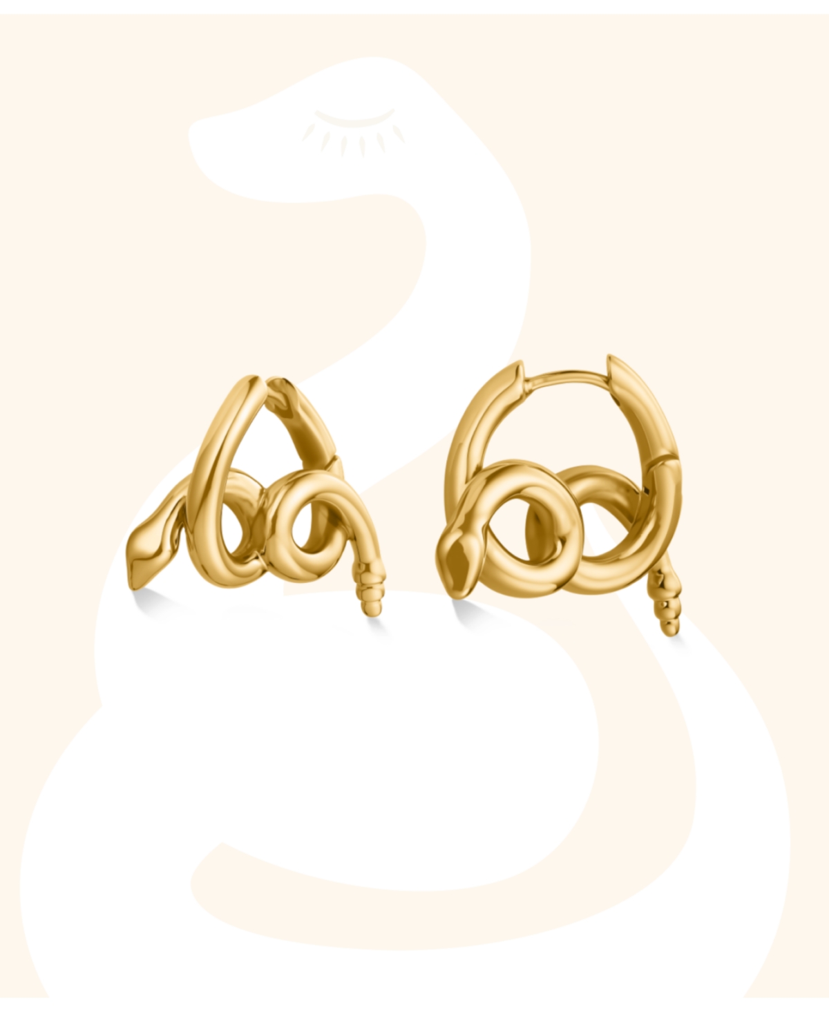 Click here for Hey Harper Karyn Snake Earrings prices
