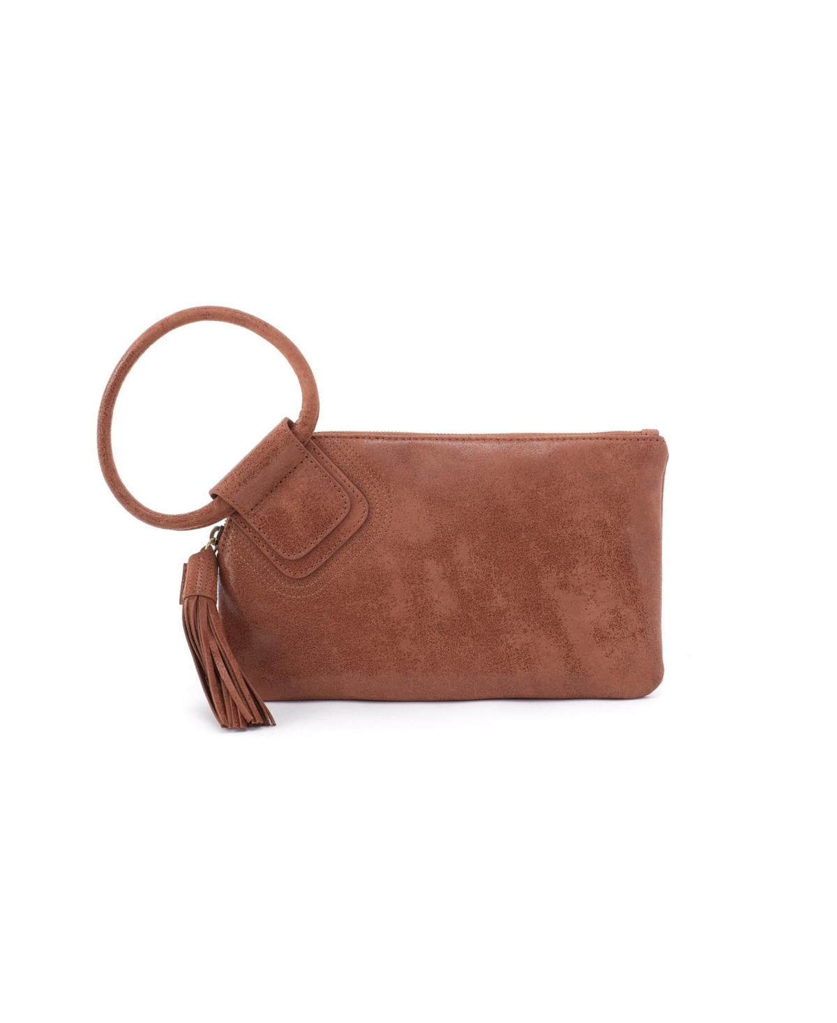 Click here for Hobo Sable Wristlet - Burnished saddle prices