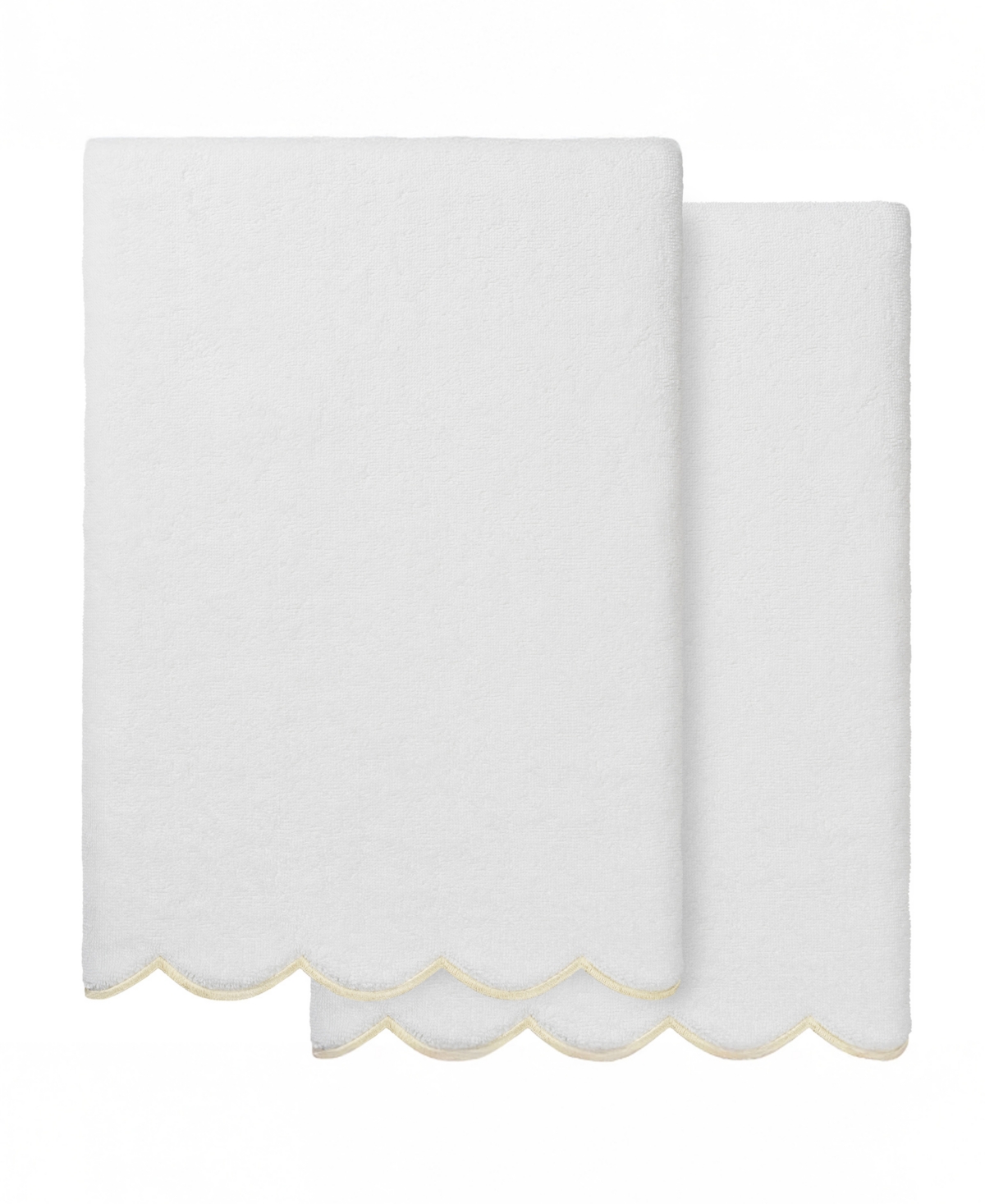 Click here for Linum Home Adornia Scallop Cotton 2-Pc. Bath Towel... prices
