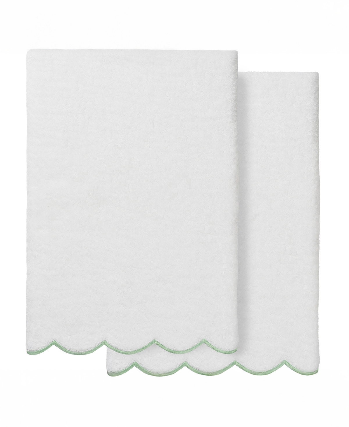 Click here for Linum Home Adornia Scallop Cotton 2-Pc. Bath Towel... prices
