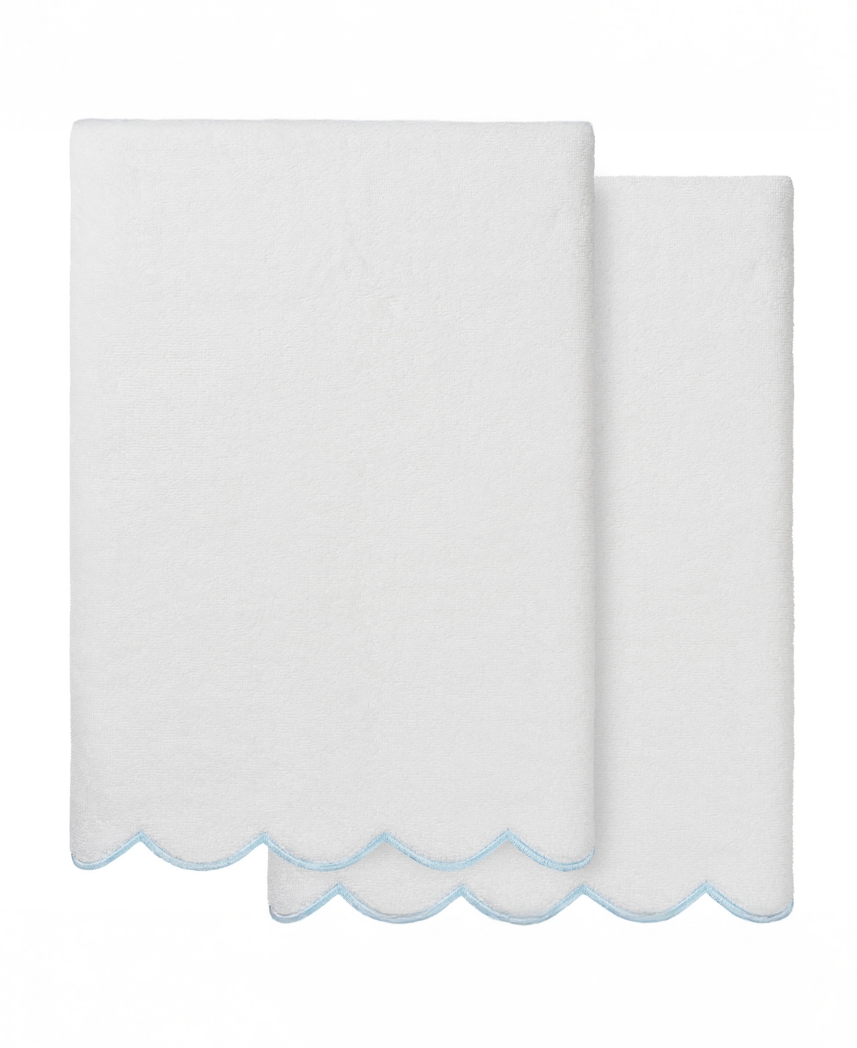 Click here for Linum Home Adornia Scallop Cotton 2-Pc. Bath Towel... prices